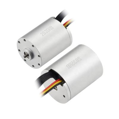 China Faradyi 2835RB Robotics Factory Automation 12V 22mm Coreless Brushless DC Motor with Integrated Controller for sale
