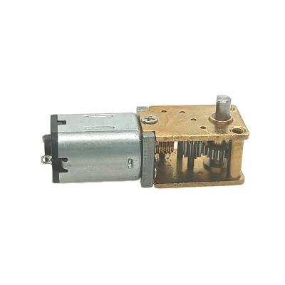 China Faradyi Customized N20 3V 12V 24V Gearmotor High Torque Micro Dc Gear Motor Right Angle For Door Lock for sale