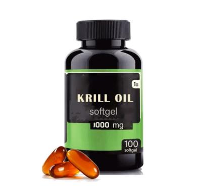 China 500mg 1000mg Softgel Antarctic Omega 3 Krill Oil Capsules for Normal Preservation factory