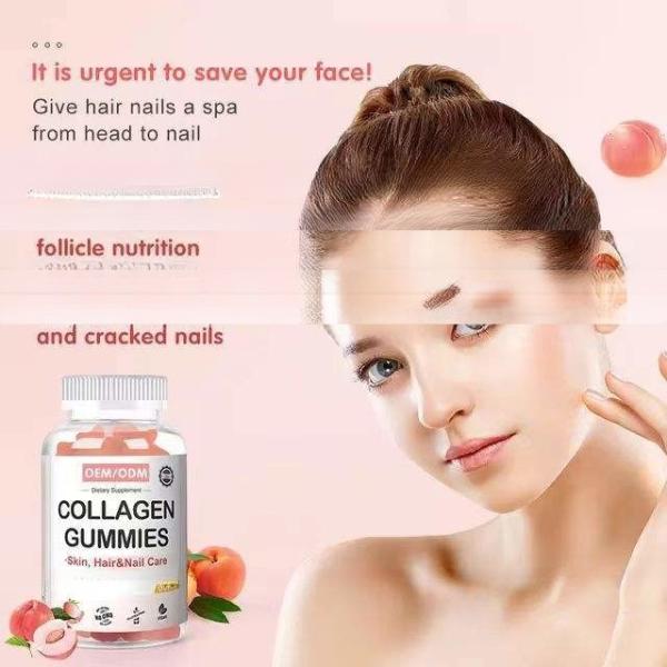 Quality Skin Whitening Formula Collagen Vitamin Biotin Gluta Gummies Gluta thione for sale