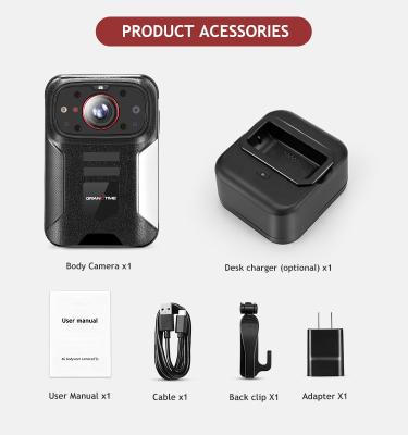 中国 3G 4G GPSの法の執行のレコーダーWIFIボディすり切れたカメラHD 1080Pのビデオ保証カムIRの夜間視界身につけられる小型Camco 販売のため
