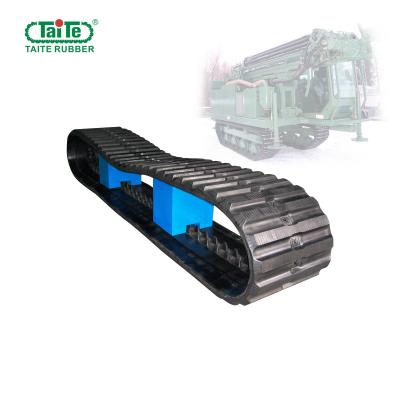 China High Tractive Force 800x150x66 Tear Resistant Rubber Track for MOROOKA Dumper and Carrier for sale