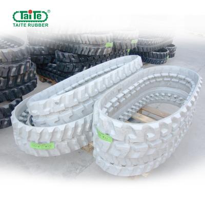 China Light Weight Non Marking Rubber Tracks 230*48*66 with Special Designed Rubber Formula for Excavators for sale