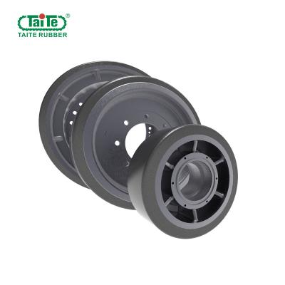 China Durable Polyurethane Wheels for Asphalt Pavers Including Drive Wheels and Guide Wheels for sale