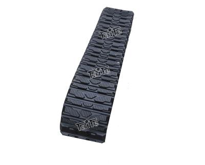 China Friction Drive ASV Rubber Tracks With Reinforced Drive Lugs High Running Speed for sale