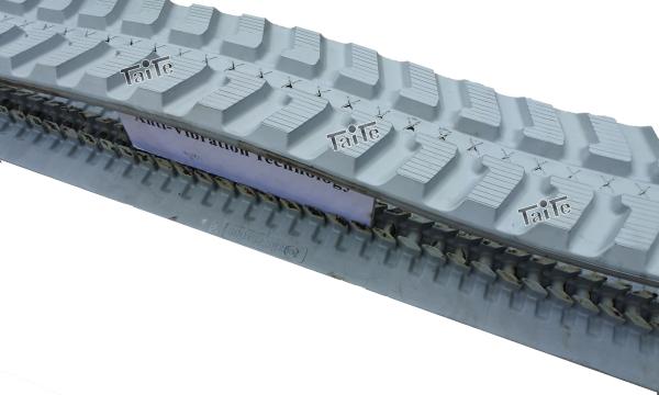 High Running Speed Non Marking Rubber Tracks 230 X 48 X 70mm Non Disintegration