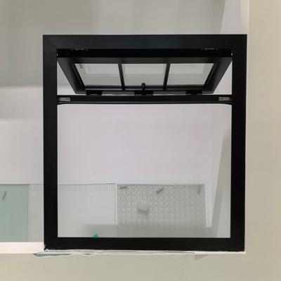 China Indoor Outdoor Aluminum Folding Windows Matte Black Seamless Space Transformation for sale