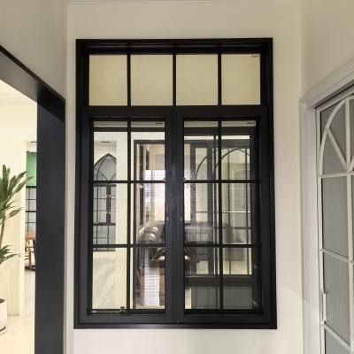 China 2.0mm Aluminum Alloy Casement Window With Integrated Opening Screens for sale