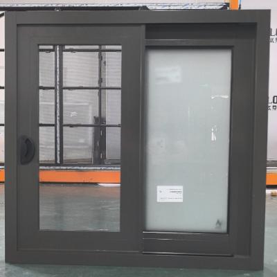 China Soundproof Aluminum Sliding Sash Windows No Noise Decade Smooth Operation: for sale
