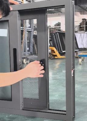Quietly Aluminum Sliding Windows Water Blocking Design For Home Or Commercial
