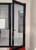 China Non Toxic Surface Aluminum Swing Doors With Multi Point Locking Systems for sale