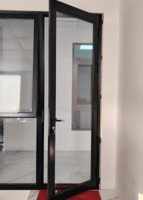 China Non Toxic Surface Aluminum Swing Doors With Multi Point Locking Systems for sale
