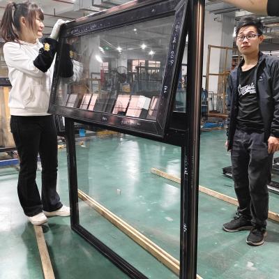 China Custom Aluminum Awning Windows｜Adjustable Opening Angle for Perfect Ventilation for sale