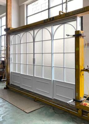 China French Frosted Glass Sliding Door with 8mm or 5mm Tempered Glass and 6063-T5 Aluminum Alloy Frame for Flexible Interior Partition for sale