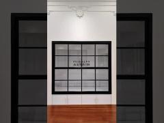 Lattice Vertical Sliding Window Optimal Light Diffusion Architectural Elegance