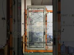 australian standard 100 series casement door with 6063-t5 aluminum alloy and double-layer tempered
