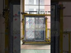 australian standard sliding glass door with double-layer tempered glass and built-in insect screen