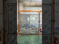 australian standard hand crank window with dual-chain manual crank system adjustable opening angles