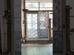 as152 series sliding door with minimalist narrow frame design