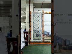 australian standard swing door with minimalist slim frame and wind & rain resistant double-layer
