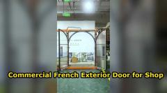 French Exterior Door for Commercial Storefronts