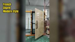 French Style Glass Door for Elegant Room Division