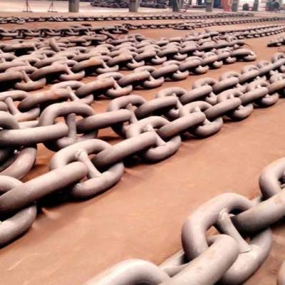 China U2 U3 grade stud link anchor chain cable with BV NK KR Certificate for sale