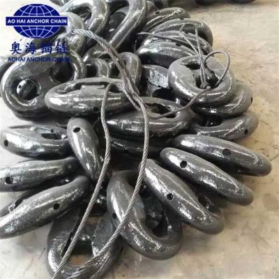 China marine ship uesd anchor chain accessories connect anchor chain with kenter shackles and end shackles for sale