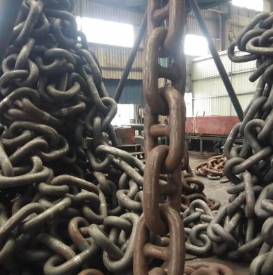 China 132mm R3 R3S R4 mooring chain  stud anchor chain cable anchor chain supplier anchor chain factory anchor chain stockist for sale