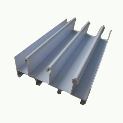 China 1.2mm Thickness Extruded Aluminum Profiles For Door Frame White Powder Surfaces for sale