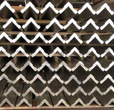 Cina I profili espelsi della finestra di alluminio accantonano il rivestimento unito del mulino in vendita