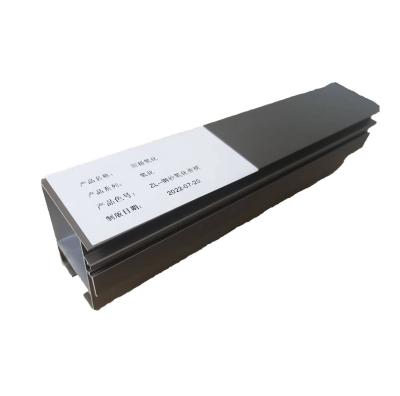 China 6063 Alloy Champagne Anodized Aluminum Profiles Window Door Frame for sale