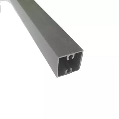 China 6063 Aluminium Sliding Door Frame Anodized Square With Screw Part for sale