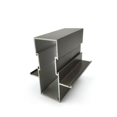 China Aluminium Door Profiles Silver/White/Black Anodized South Africa Market 6063 for sale