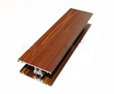 China De hout Gebeëindigde Profielen van het Gordijngevelaluminium voor Industrieel/Decoratie Te koop