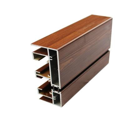 Cina Estrusione di vetro di alluminio della struttura 20 x 80, strutture di porta di alluminio di rivestimento del legno in vendita