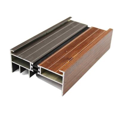 China 6063-T5 de uitdrijvingsprofiel van het garderobealuminium, glijdende garderobedeur Te koop