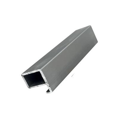 China Minimalist glass door aluminum wine cabinet bookcase sliding door edge Extrusion Aluminum Window Door Profiles for sale