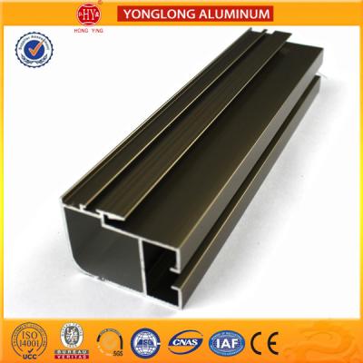 China Elektrolytisch Met een laag bedekt de Profielenbrons Bestand Matte Flat Corrosion van het Aluminiumvenster - Te koop