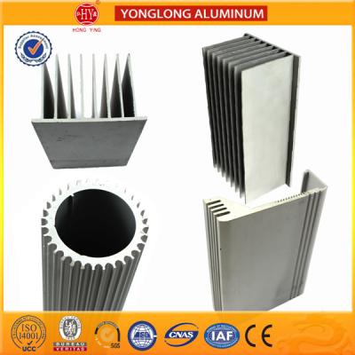 China Sound Insulation Aluminum Heatsink Extrusion Profiles Better Stiffness for sale
