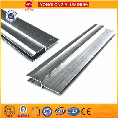 China Silver / Champagne Anodized Aluminum Extrusion Profiles For Industrial for sale