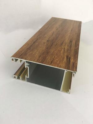China Third - Dimension Wood Finish Aluminium Profiles Solid Substantial for sale