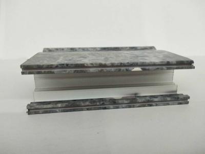 China Non FadedAluminum Window Profiles Verisimilitude Natural Stone Effect for sale