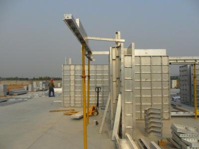 China Less Seams And high precision Aluminum Formwork Structure / Round Aluminum Extrusion Profiles for sale