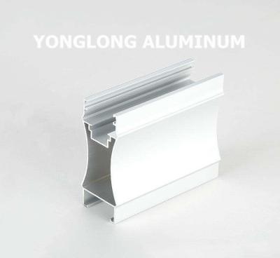 China De machinebewerkbare Geanodiseerde Uitdrijvingen van de AluminiumGordijngevel, de Ovale Steiger van de Aluminiumtoren Te koop