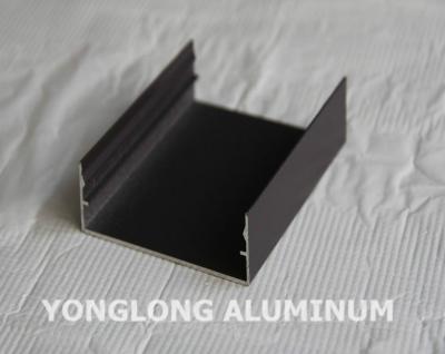 China Poeder Met een laag bedekt Aluminiumprofiel voor Gordijngevelkader Champangn, Brons Te koop