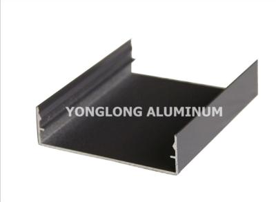 China Ovale Geanodiseerde het Profiel Normale Lengte 6m van de AluminiumGordijngevel Rechthoekoem Te koop