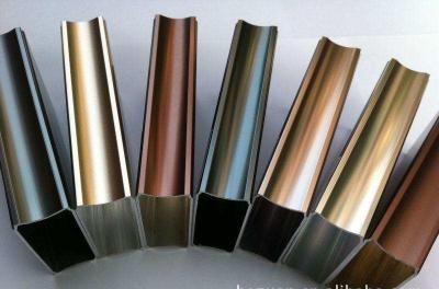China Colourful Powder Coated Aluminium Profile Extrusion Weather Resistance for sale