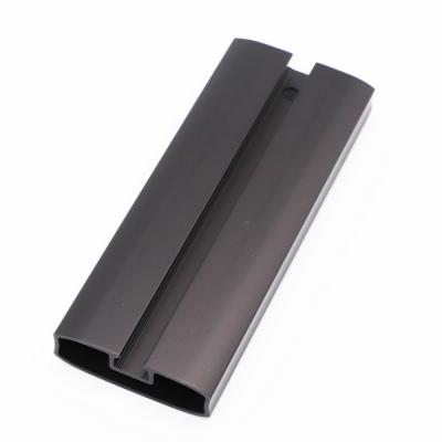 Extrusion Aluminum Light Channel / Round Aluminum Profile For Led Strips