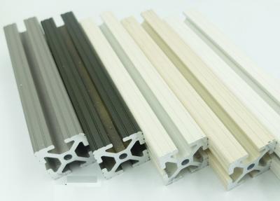Cina 2020 3030 4040 4060 profilo di alluminio dell'estrusione della scanalatura di 4080 T per la polvere della macchina di CNC e della ferrovia hanno ricoperto in vendita